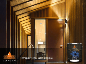 High Performance, Environmentally Friendly Wood Finishes